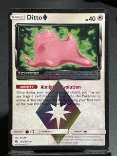 Ditto #154 - Pokemon Lost Thunder Prism Star Holo (2018) - LP+, Hobbies ...