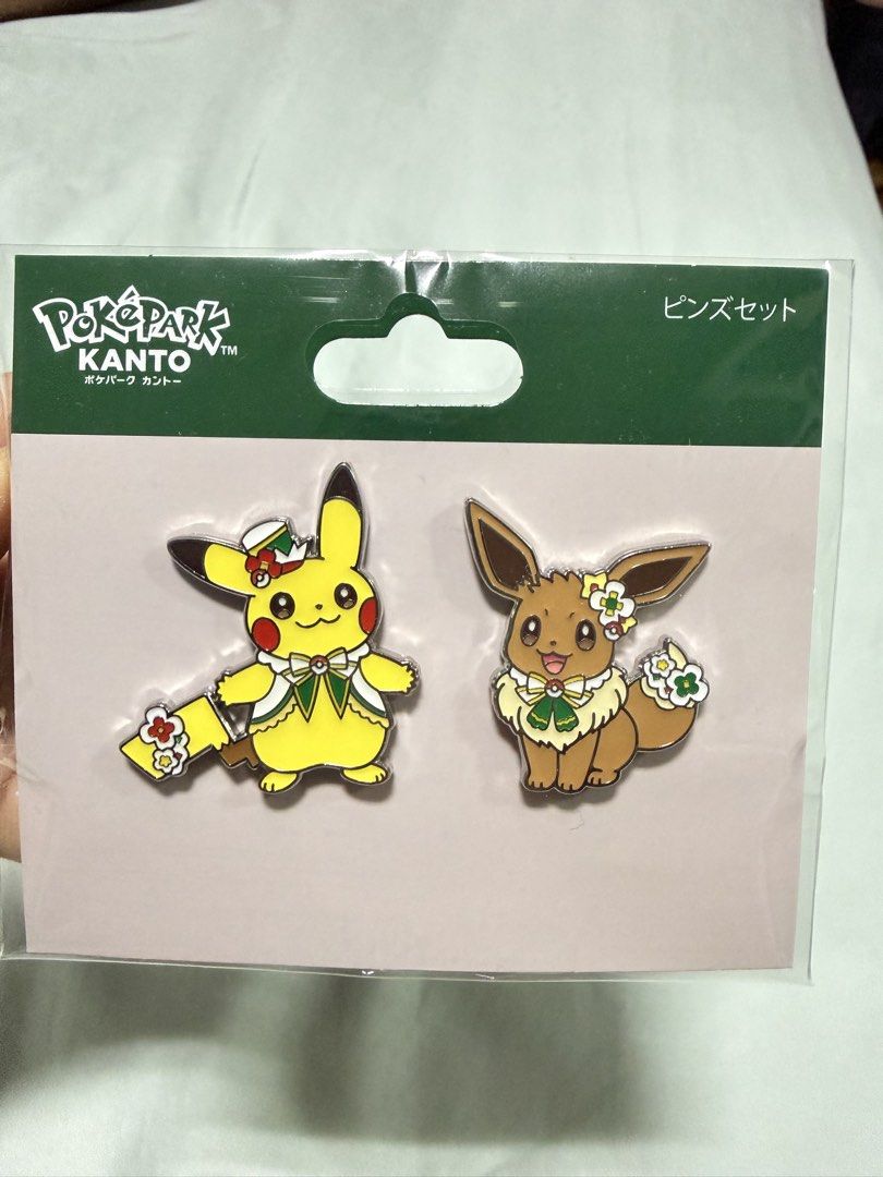 Pokemon PokePark Kanto Pikachu & Eevee Pin Set, Hobbies & Toys, Toys ...