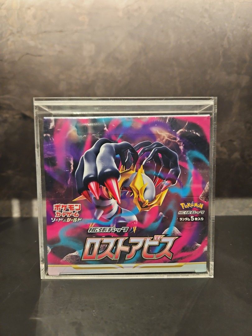 Pokemon TCG Card JP Lost Abyss Booster Box With FREE Acrylic Case MISB ...