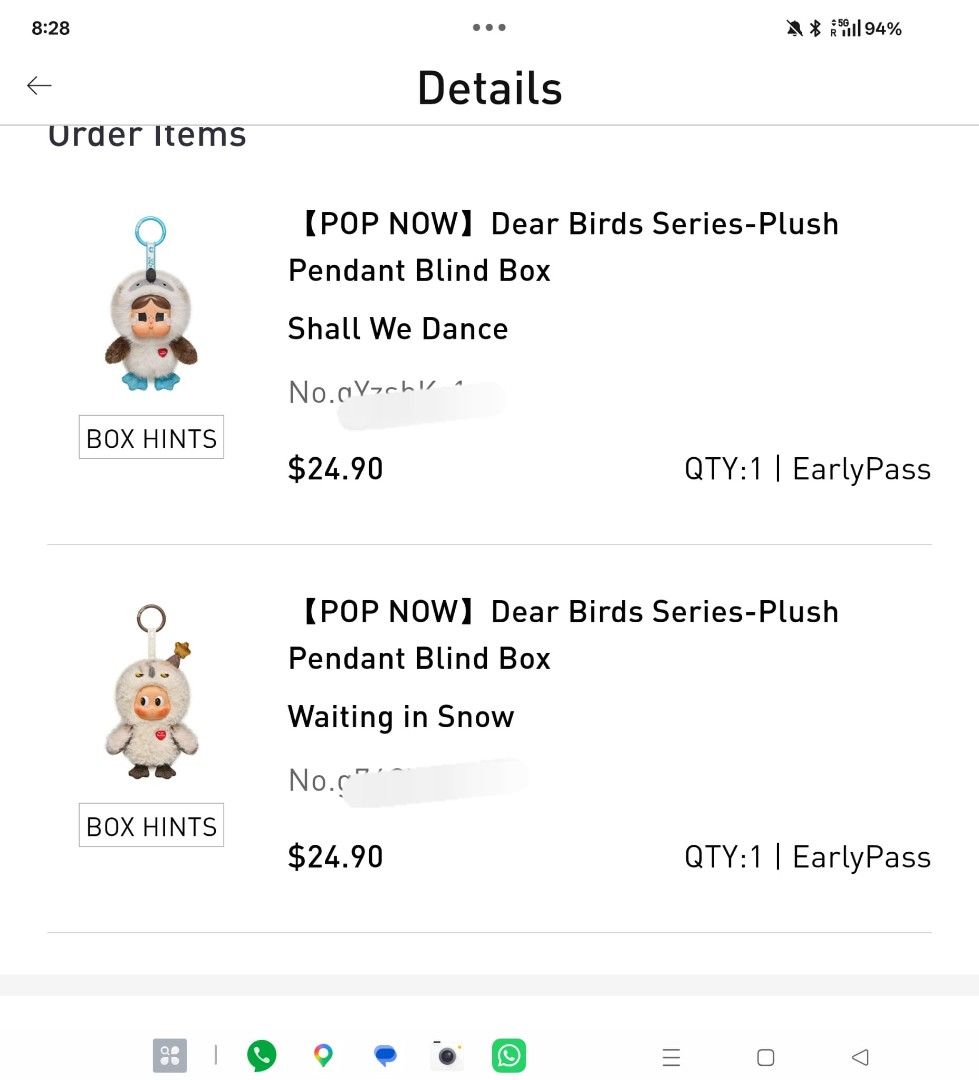 Popmart Dear Birds Series waiting in snow twinkle twinkle / dimoo ...