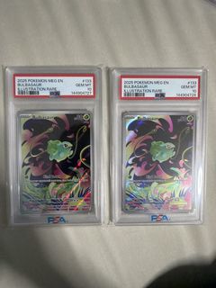 2025 Pokemon Meg En Bulbasaur Illustration Rare PSA 10 - Seq, Hobbies ...