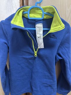 Quechua Blue Fleece Pullover, Babies & Kids, Babies & Kids Fashion on ...