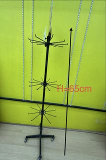 Retail Nikorex Rotating Grid Display Rack with Wheels, Furniture & Home ...