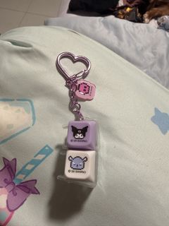 Fidget keycaps ASMR clicker keychains - designs such as cute paws and ...