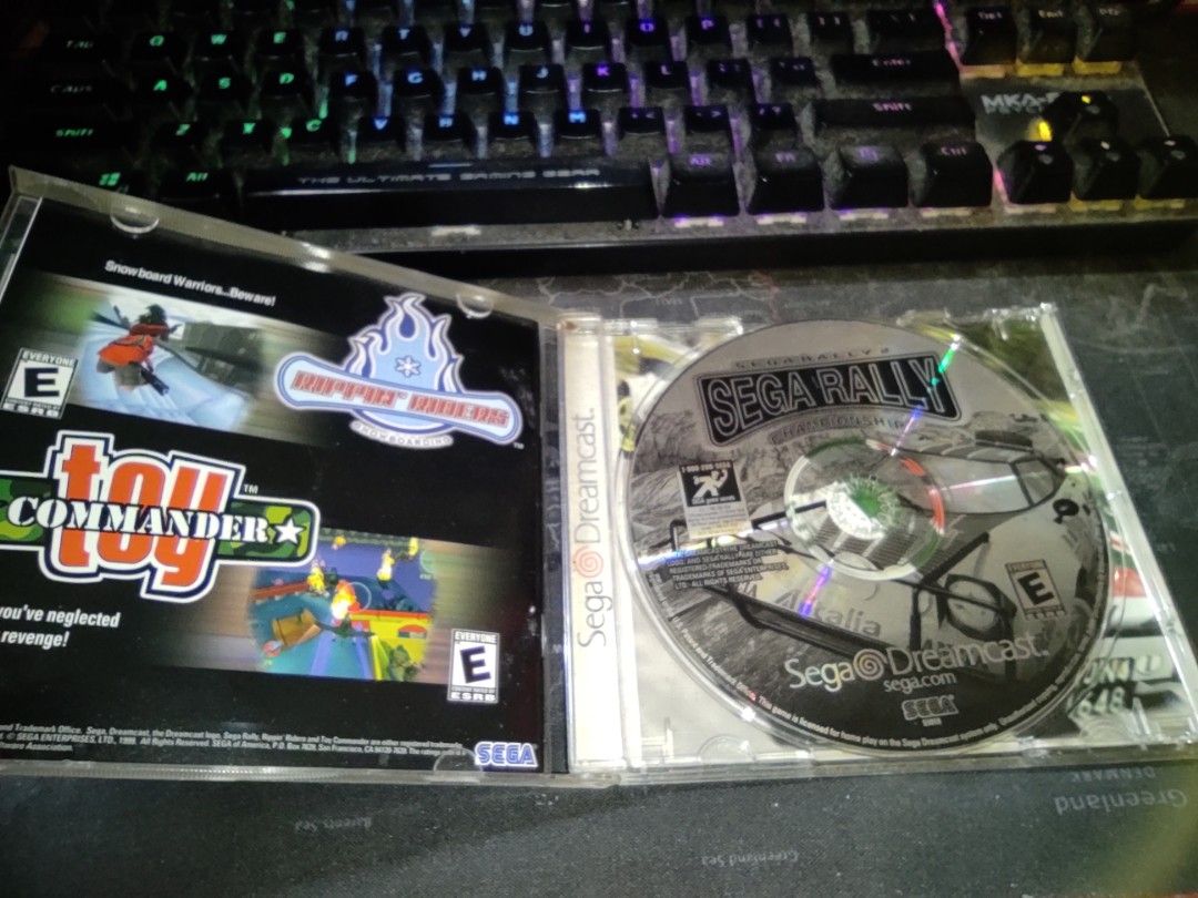 Sega Rally 2 Championship NTSC-UC - Dreamcast, Video Gaming, Video ...