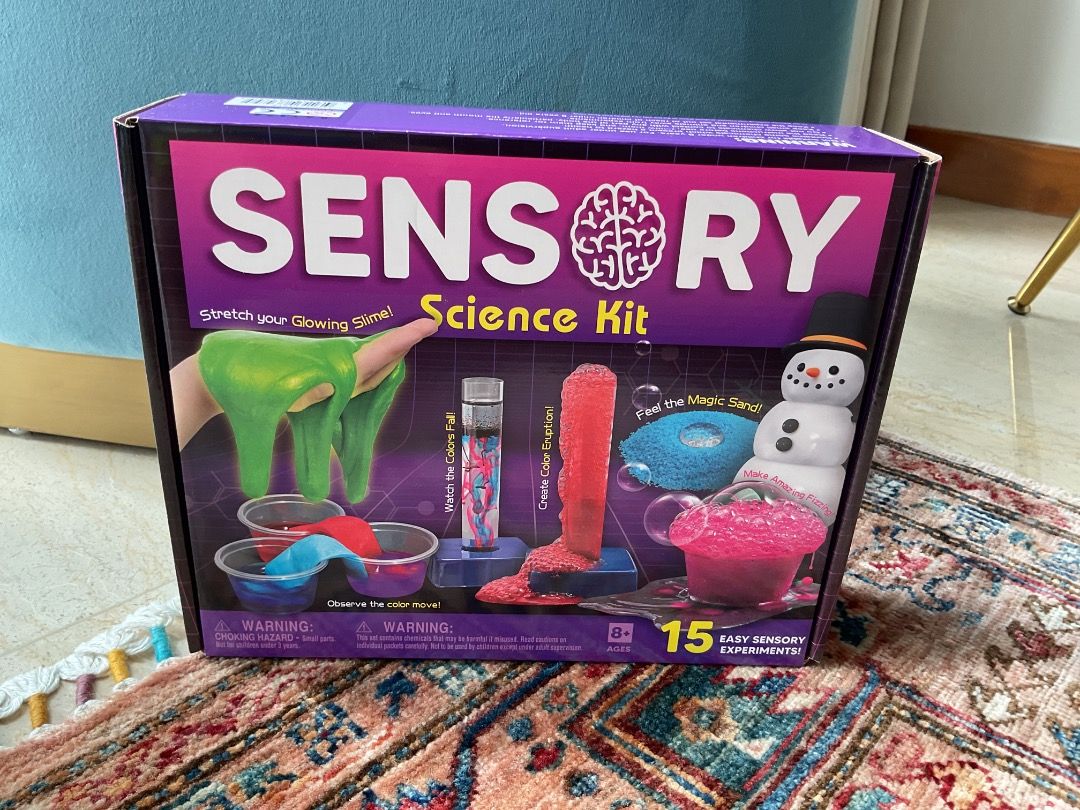 Sensory Science Kit - 15 Experiments, Hobbies & Toys, Toys & Games on ...