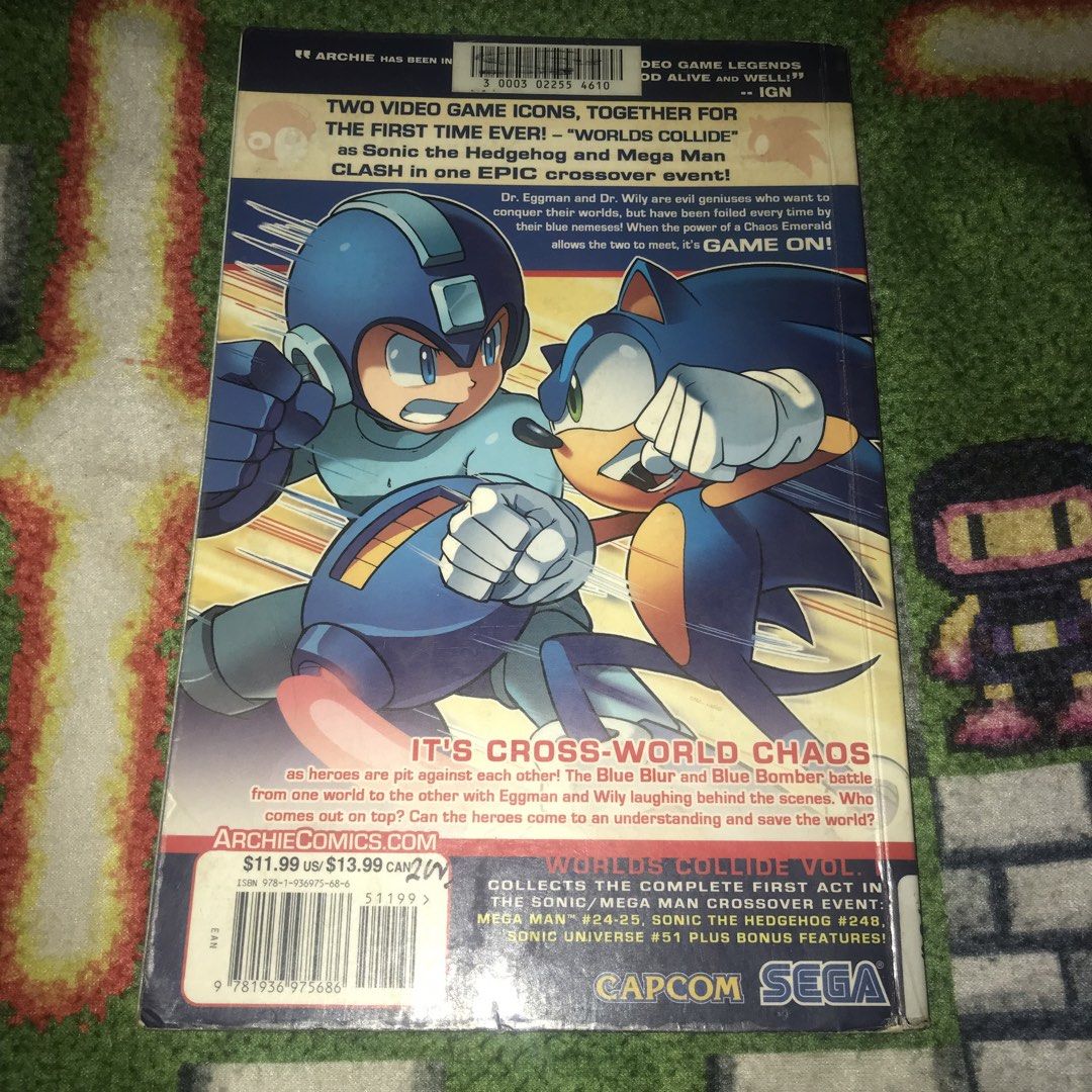 Sonic the Hedgehog Worlds Collide Vol. 1, Hobbies & Toys, Books ...