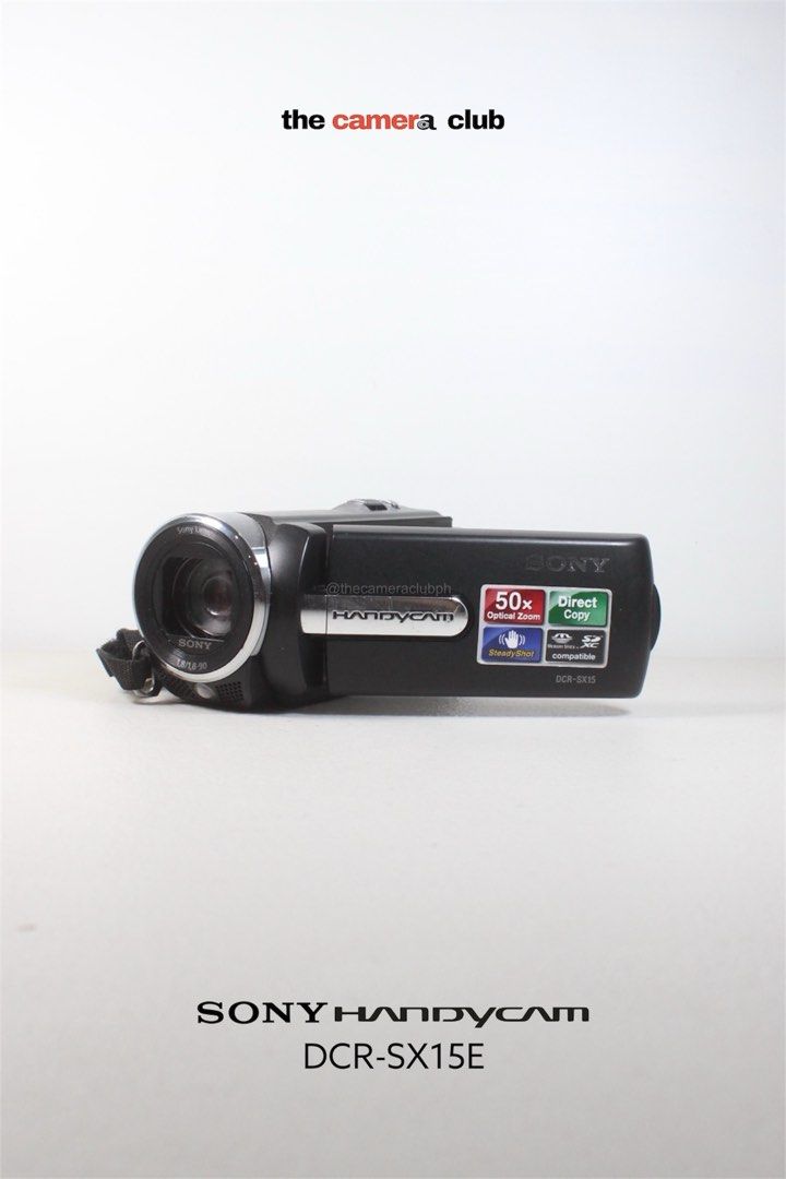 Sony Handycam DCR-SX15 SD Camcorder, Photography, Video Cameras on ...