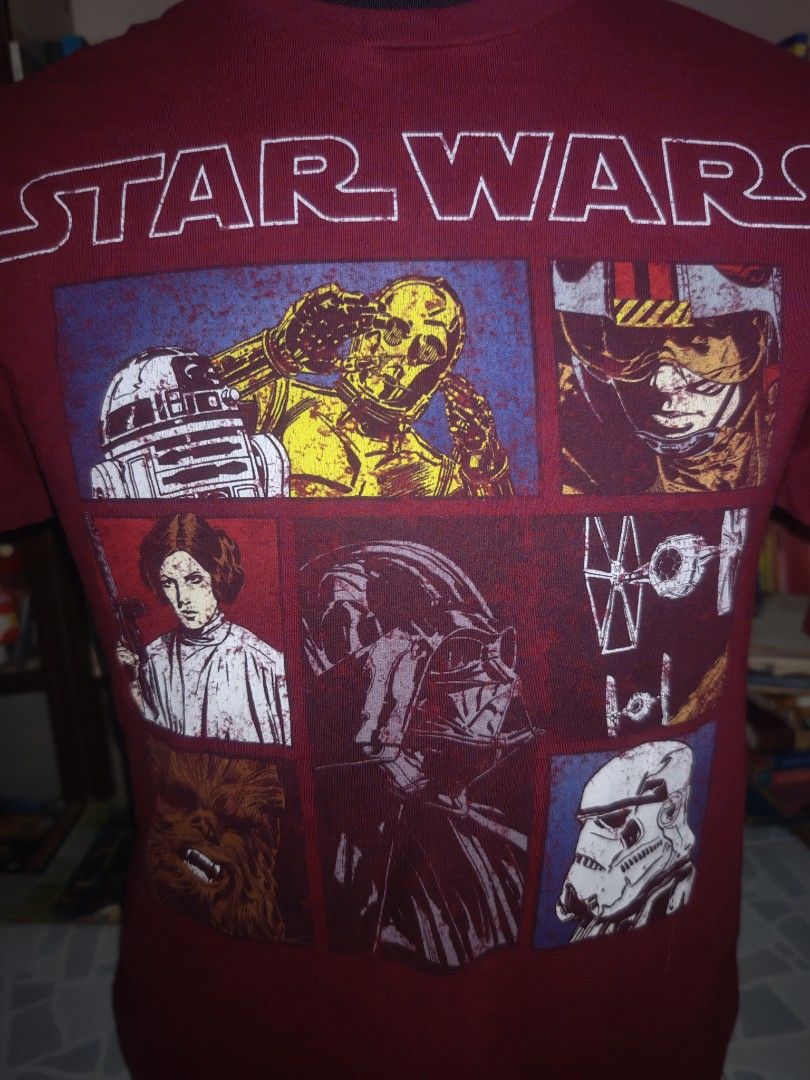Star Wars Comic-Style Original Character Panel Graphic T-Shirt., Men's ...