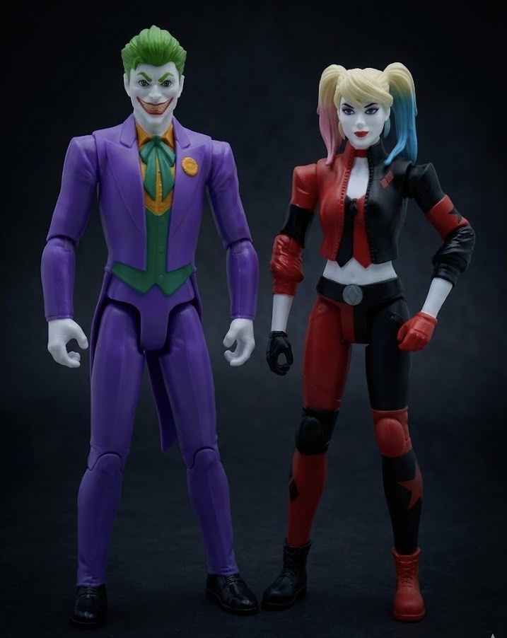 The Joker and Harley Spin Master DC Comics, Hobbies & Toys, Toys ...