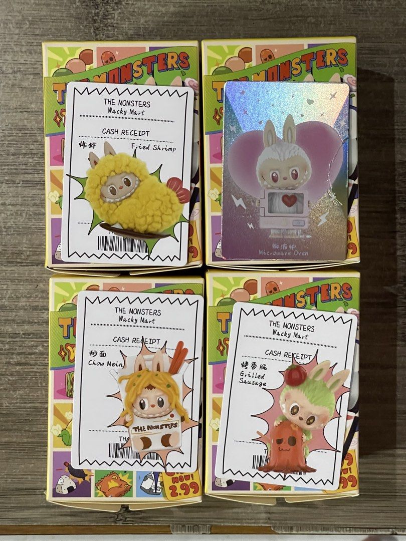 The Monsters labubu Wacky Mart secret set, Hobbies & Toys, Toys & Games ...