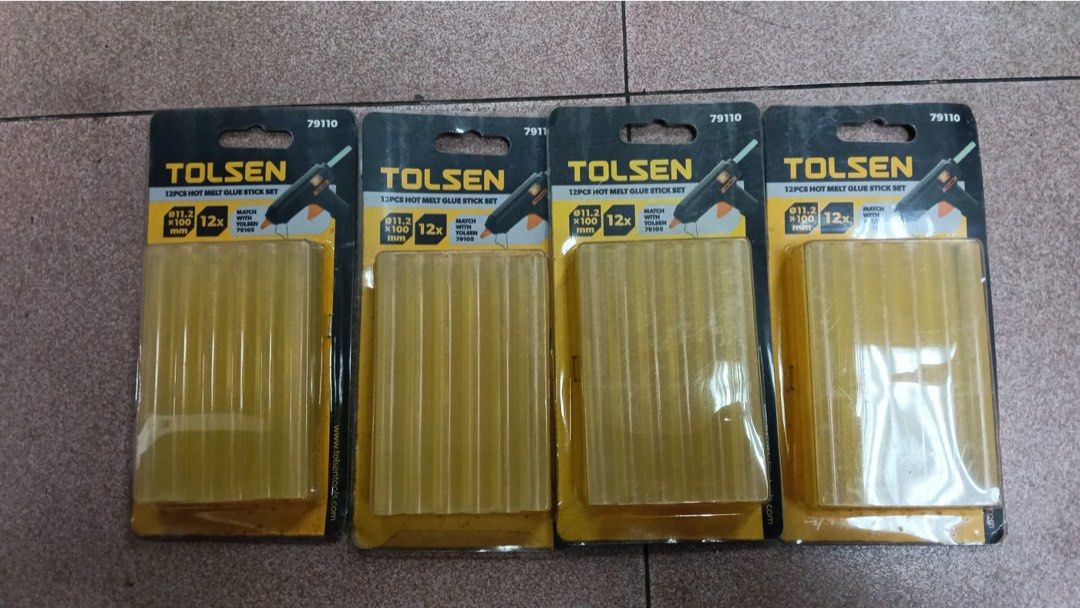 Tolsen Hot Melt Glue Stick Set, Hobbies & Toys, Stationery & Craft ...