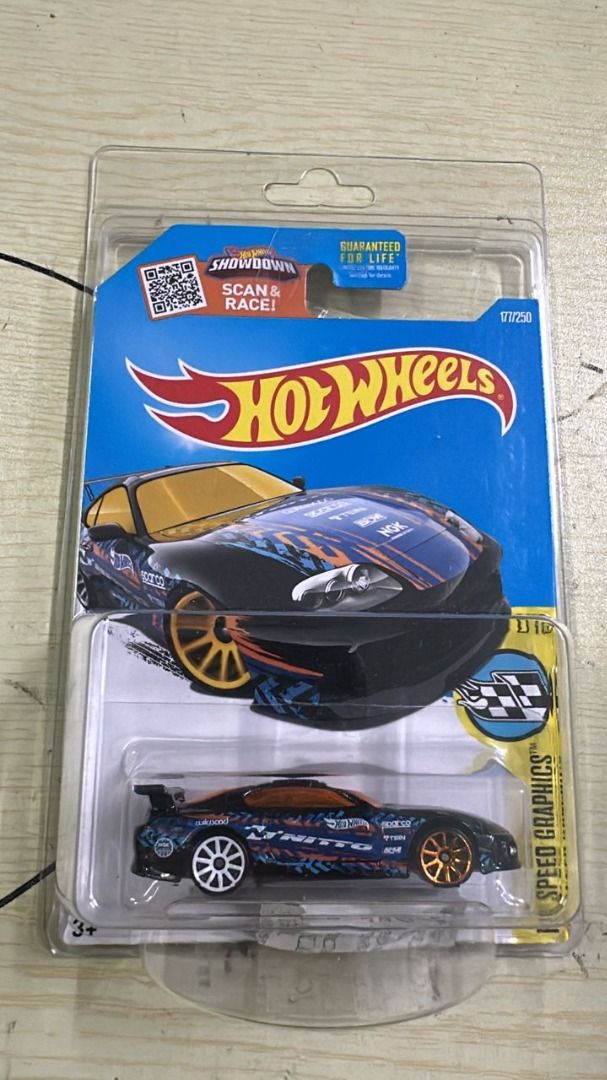 Toyota Supra Green / Blue, Hobbies & Toys, Toys & Games on Carousell