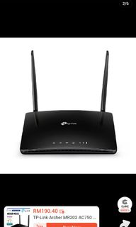 TP-Link Archer C1200 Wireless Router, Computers & Tech, Parts ...