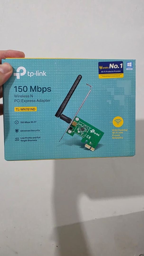 TP-Link TL-WN781ND WiFi Card PCI Express 150Mbps - Full Box, Elektronik ...