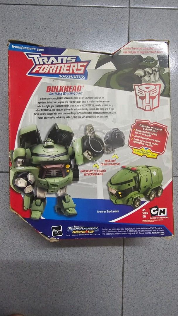 Transformers Animated Bulkhead Voyager Class, Hobbies & Toys, Toys ...