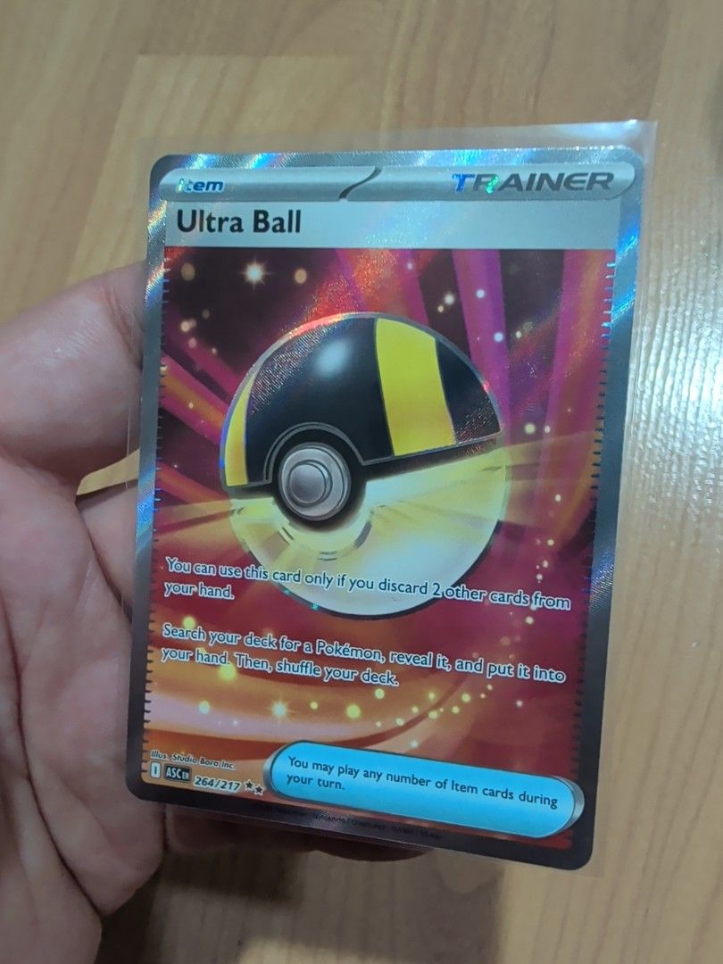 Ultra Ball - Trainer Card, Hobbies & Toys, Toys & Games on Carousell