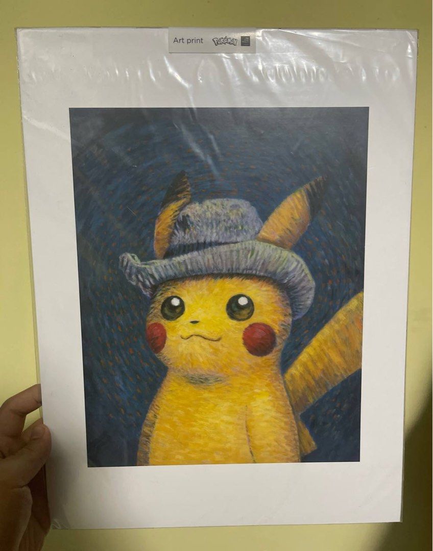 Van Gogh Pikachu Art Print Limited edition, Hobbies & Toys, Toys ...