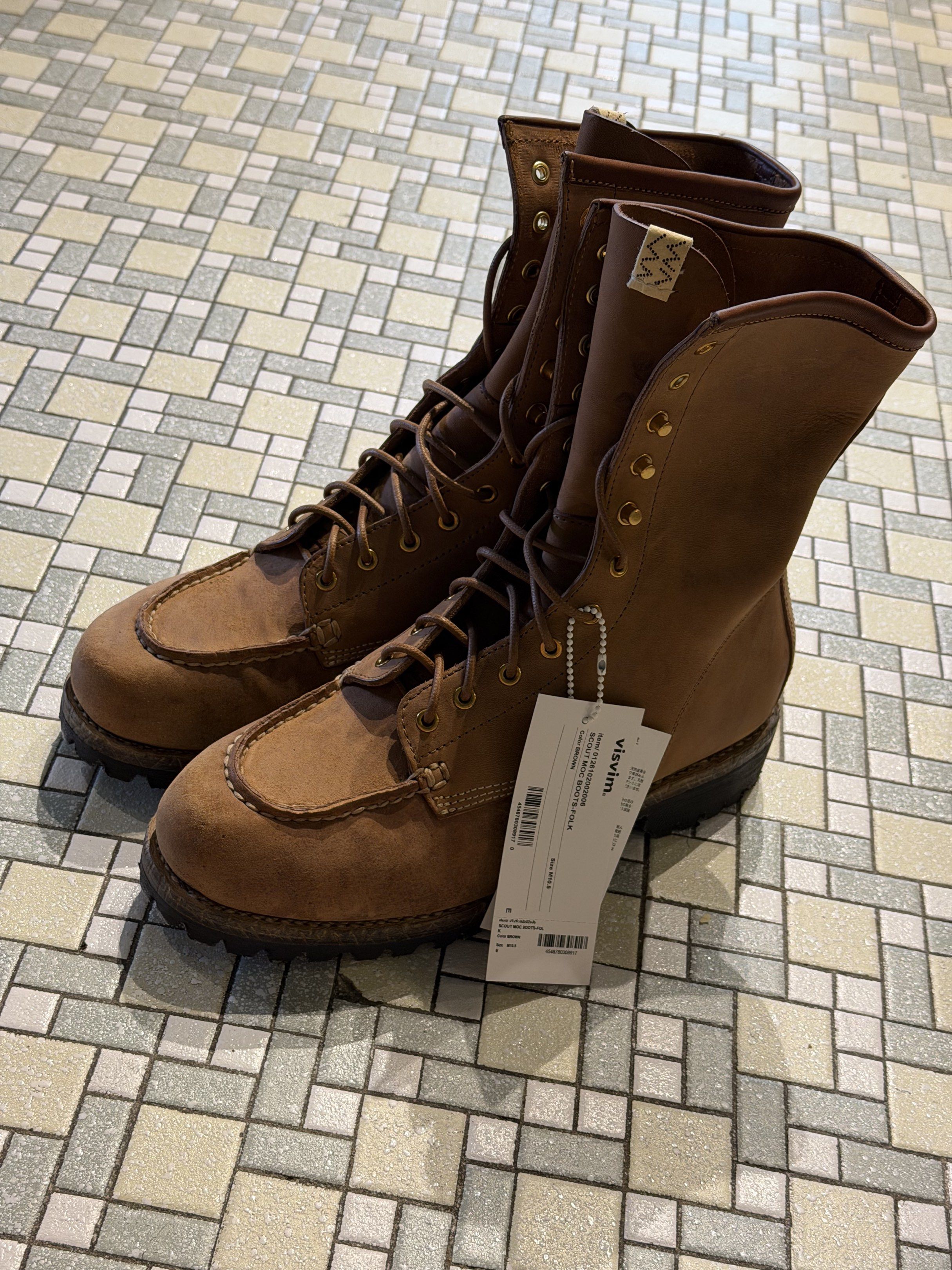 Visvim scout moc toe boots folk, Men's Fashion, Footwear, Boots on ...