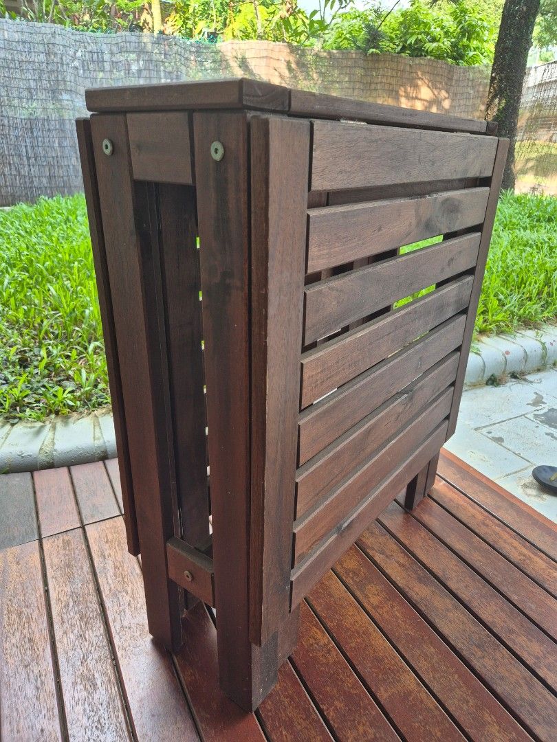 Wooden Folding Outdoor Table, Furniture & Home Living, Furniture ...