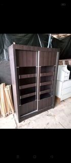 YE50M Almari Baju Kabinet 4 x 6 Feet 2 Sliding Doors Wardrobe Closets ...