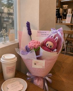 Crochet Labubu's dress, Hobbies & Toys, Stationery & Craft, Handmade ...