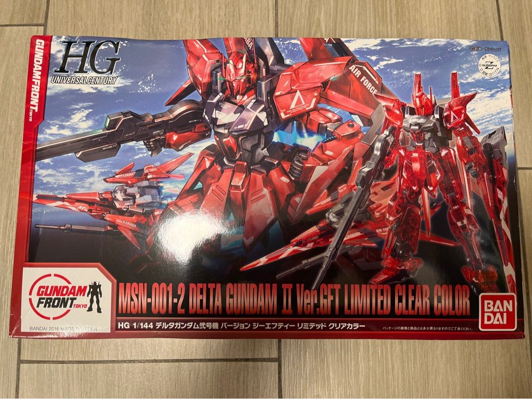 台場限定 MSN-001-2 Delta Gundam II ver.gft Limited Clear Color 高達 限定, 興趣及遊戲 ...