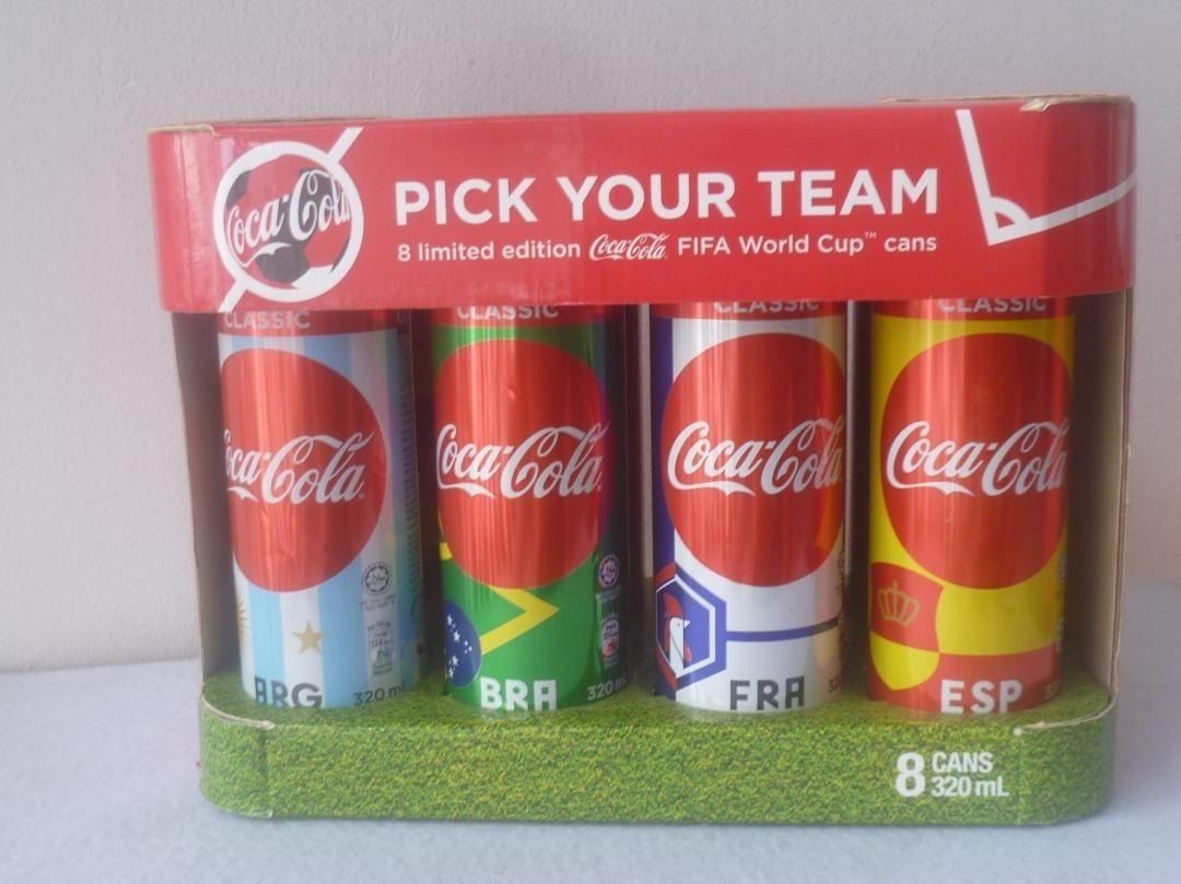 💥 Set of 8 Russia Coca-Cola FIFA World Cup 2018 Limited Edition Cans ...