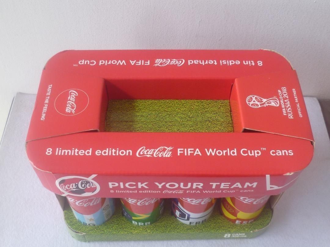 💥 Set of 8 Russia Coca-Cola FIFA World Cup 2018 Limited Edition Cans ...
