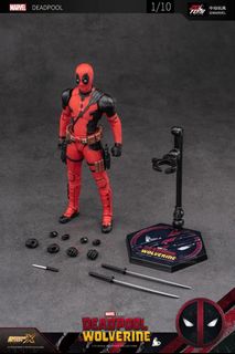 ZD Toys Deadpool & Wolverine 1/10 比例模型, 興趣及遊戲, 玩具 & 遊戲類 - Carousell