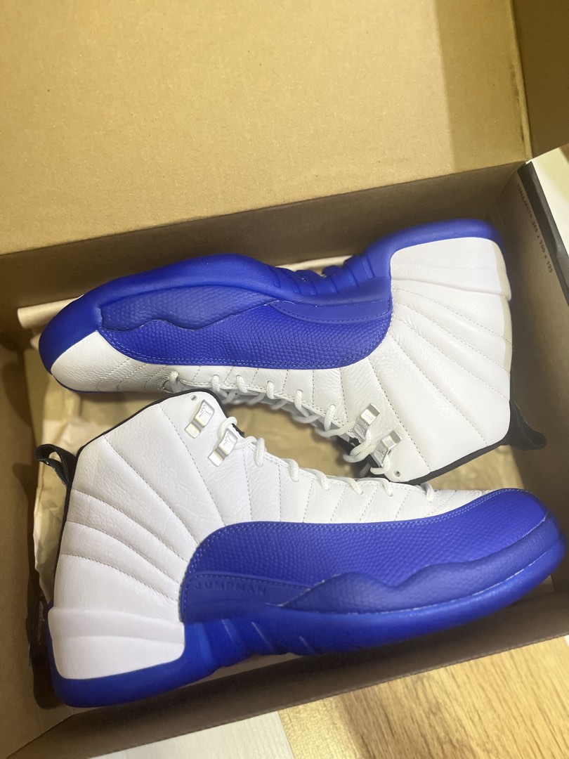 Air Jordan 12 Blueberry, Men's Fashion, Footwear, Sneakers on Carousell
