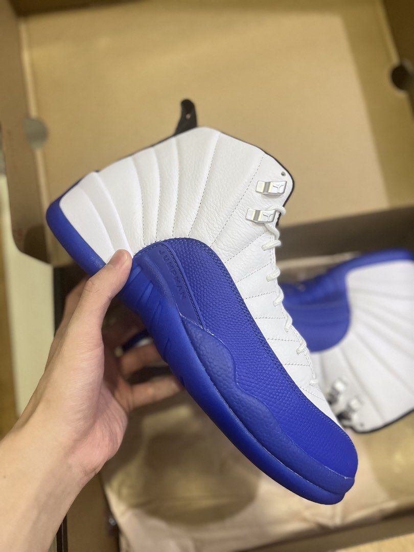 Air Jordan 12 Blueberry, Men's Fashion, Footwear, Sneakers on Carousell