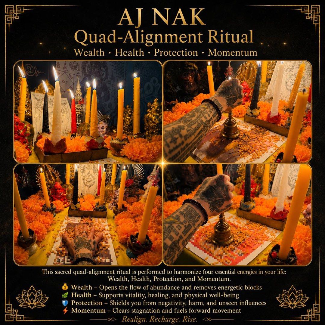 AJarn Nak - Quad Alignment Ritual, Hobbies & Toys, Religious Items on ...