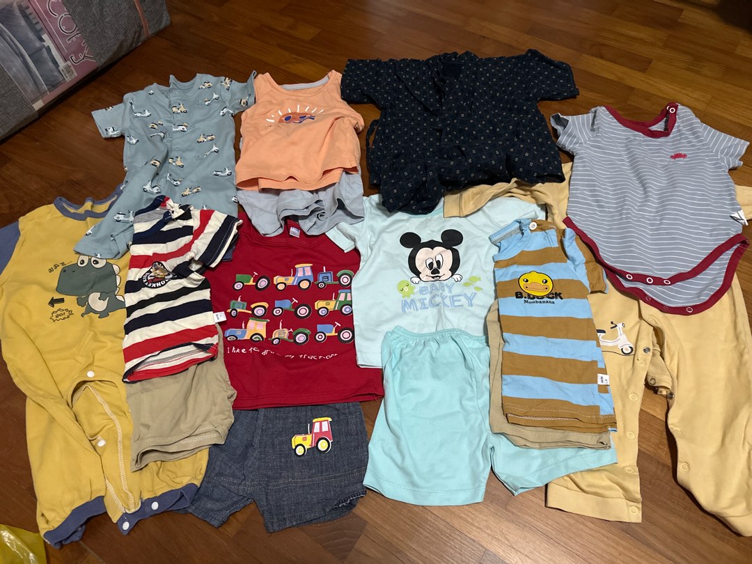 Baby Clothes Bundle - Various Sizes and Colors, Babies & Kids, Babies ...