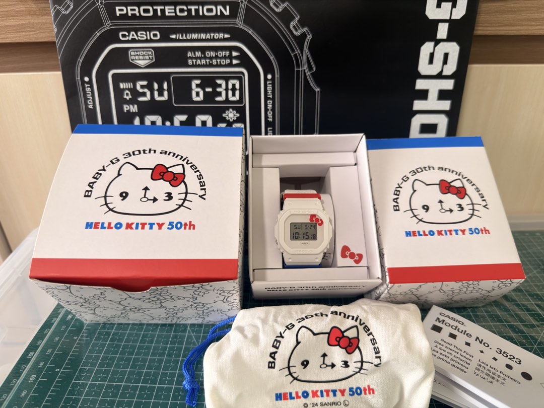 Baby-G x Hello Kitty 30th Anniversary, Women's Fashion, Watches ...