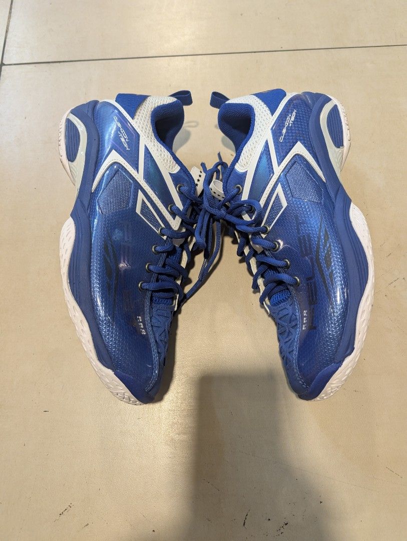 Blue and White Sports Shoes, Women's Fashion, Footwear, Sneakers on ...