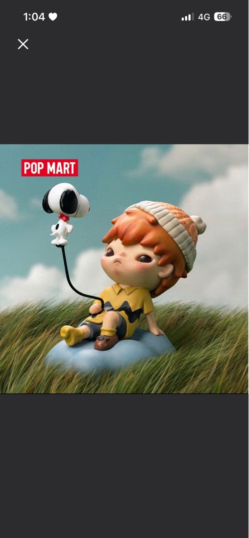 BN Hirono x Snoopy Popmart Figure, Hobbies & Toys, Toys & Games on ...