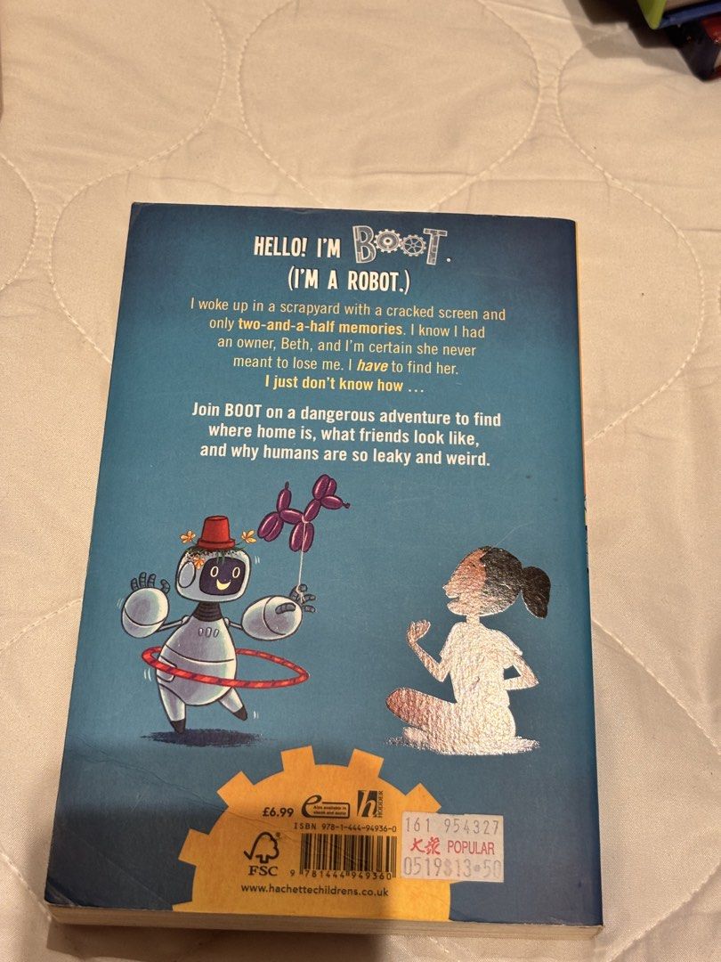 Boot: Small Robot, Big Adventure by Shane Hegarty, Hobbies & Toys ...