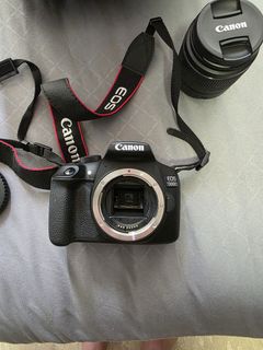 Canon EOS 1000D DSLR Camera with 2 Lenses, Photography, Cameras on ...
