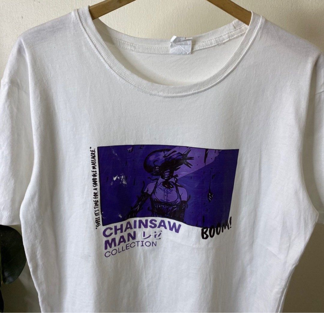 Chainsaw Man Reze Collection Anime T-shirt, Men's Fashion, Tops & Sets ...