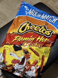 Cheetos Flamin Hot 226.8g, Food & Drinks, Packaged & Instant Food on ...