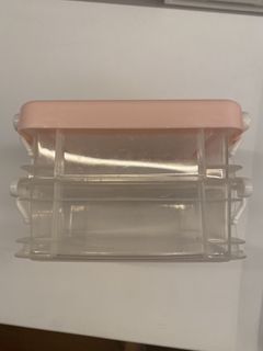 Clear Plastic Storage Container with Lid, Furniture & Home Living, Home ...