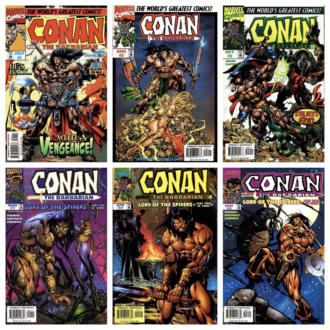 CONAN Marvel mini-series, Hobbies & Toys, Books & Magazines, Comics ...