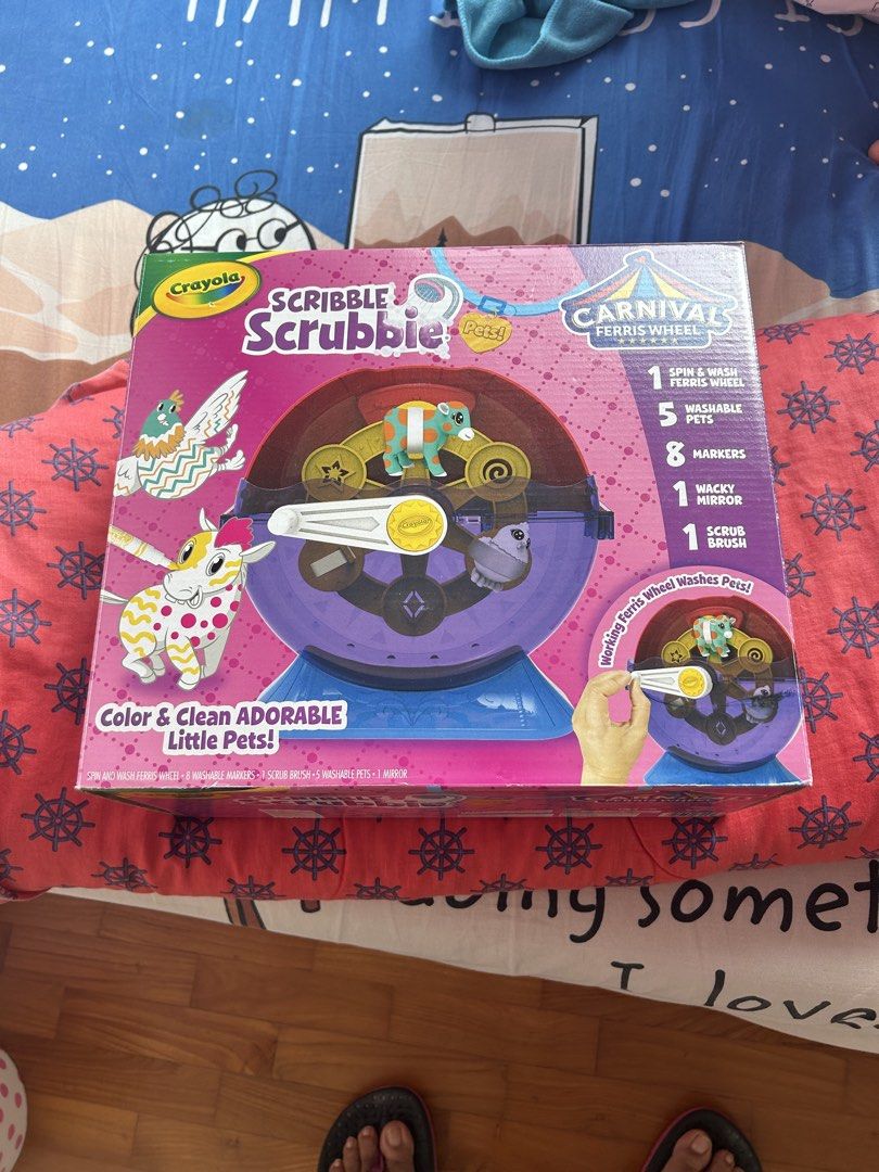 Crayola Scribble Scrubbie Carnival Ferris Wheel, Hobbies & Toys, Toys ...