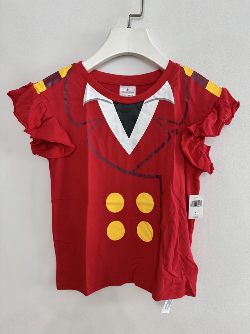 Disney Cruise Line Captain Minnie Red Shirt, Babies & Kids, Babies ...