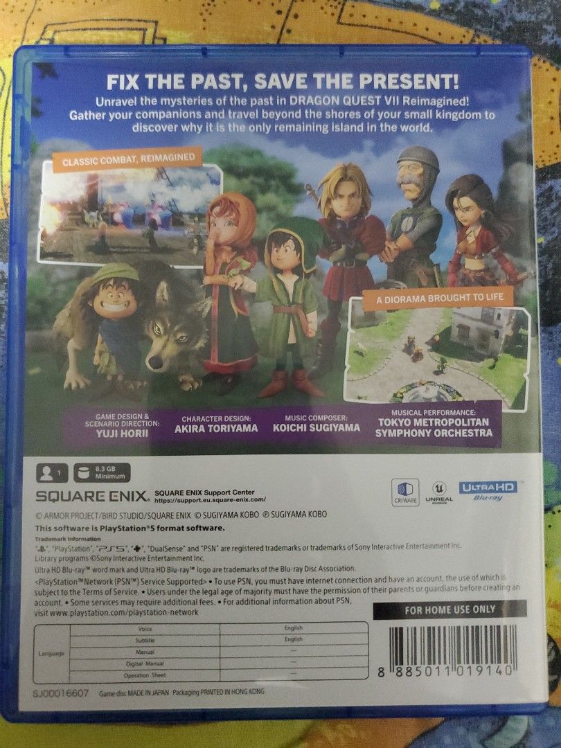 Dragon Quest VII: Reimagined - PS5 Game, Video Gaming, Video Games ...