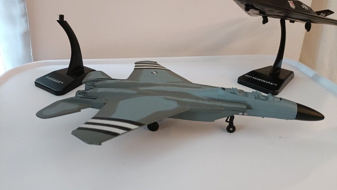 F-15 Eagle & F-117 Nighthawk Model Aircraft, Hobbies & Toys, Toys ...