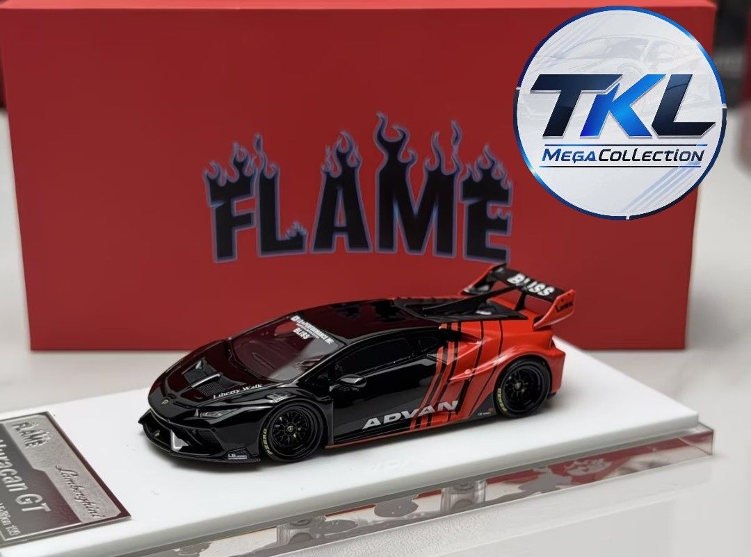 FLAME MODEL LAMBORGHINI HURACAN GT ADVAN LIVERY, Hobbies & Toys, Toys ...