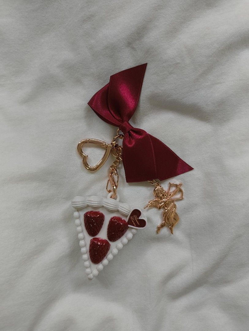 Flower knows strawberry cupid solid perfume keychain charm, Women's ...