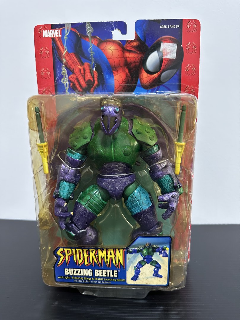 (Free delivery) BNIB Spider-Man Buzzing Beetle Action Figure Toybiz ...